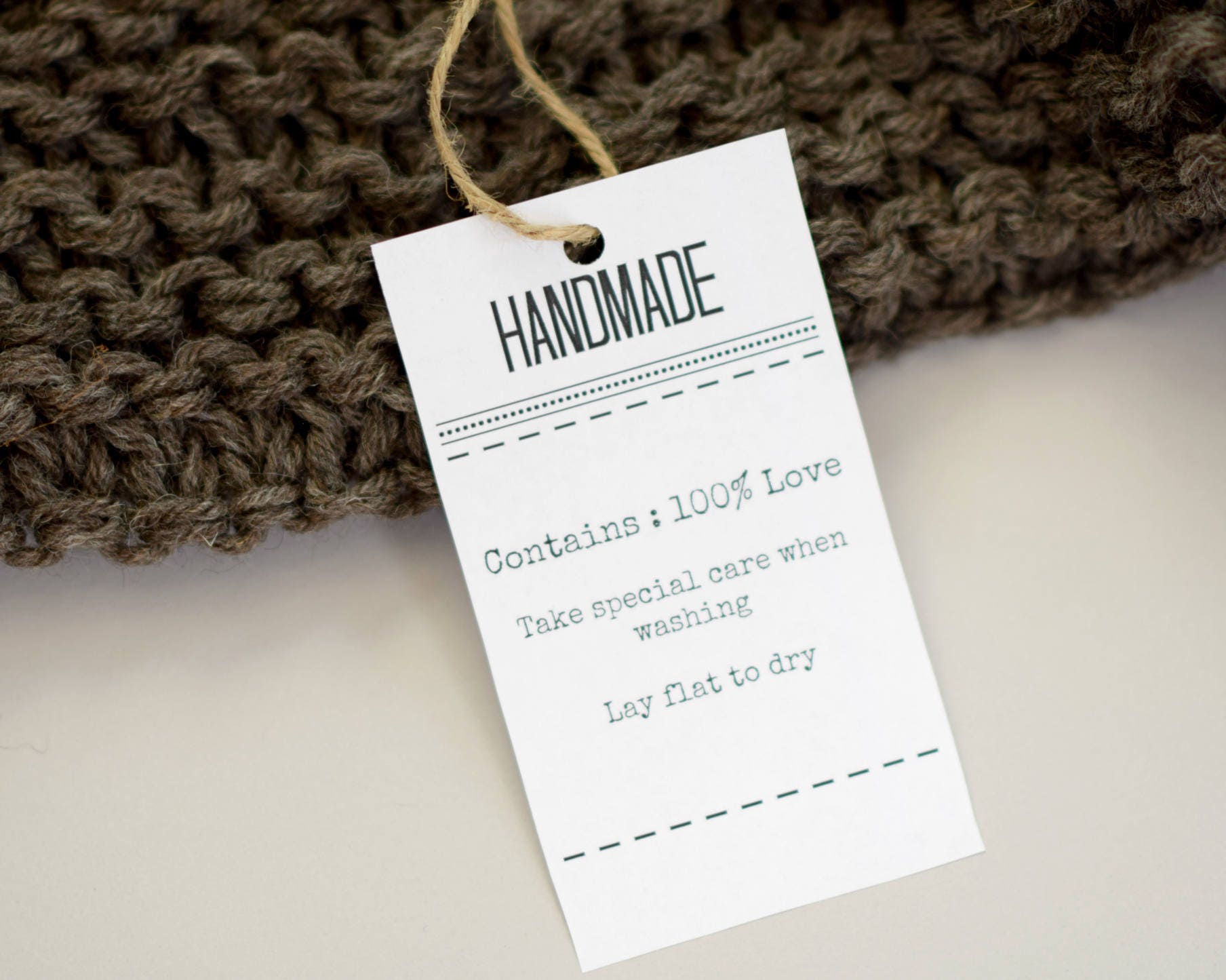 Handmade Labels, Printable Tags, Handmade Printable Tags, Hand Knit ...