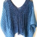 Easy Crochet V-stitch Poncho Pattern, Boho Ombre Fringe (PDF Pattern ...