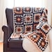Granny Square Blanket, Nora Granny Square Throw Blanket Pattern, Granny ...