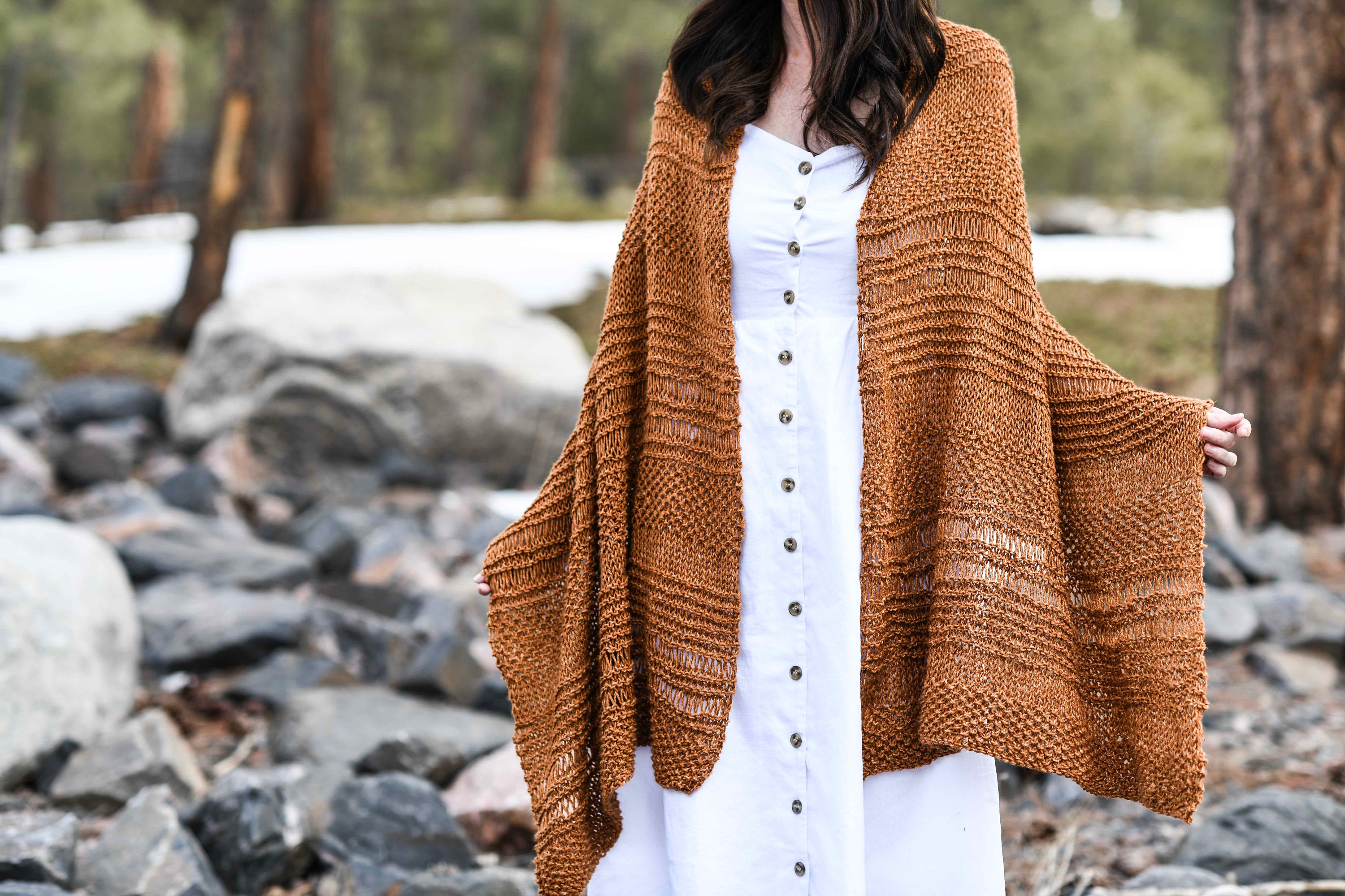 Cosmos Textured Wrap Knitting Pattern Easy Shawl Knitting | Etsy