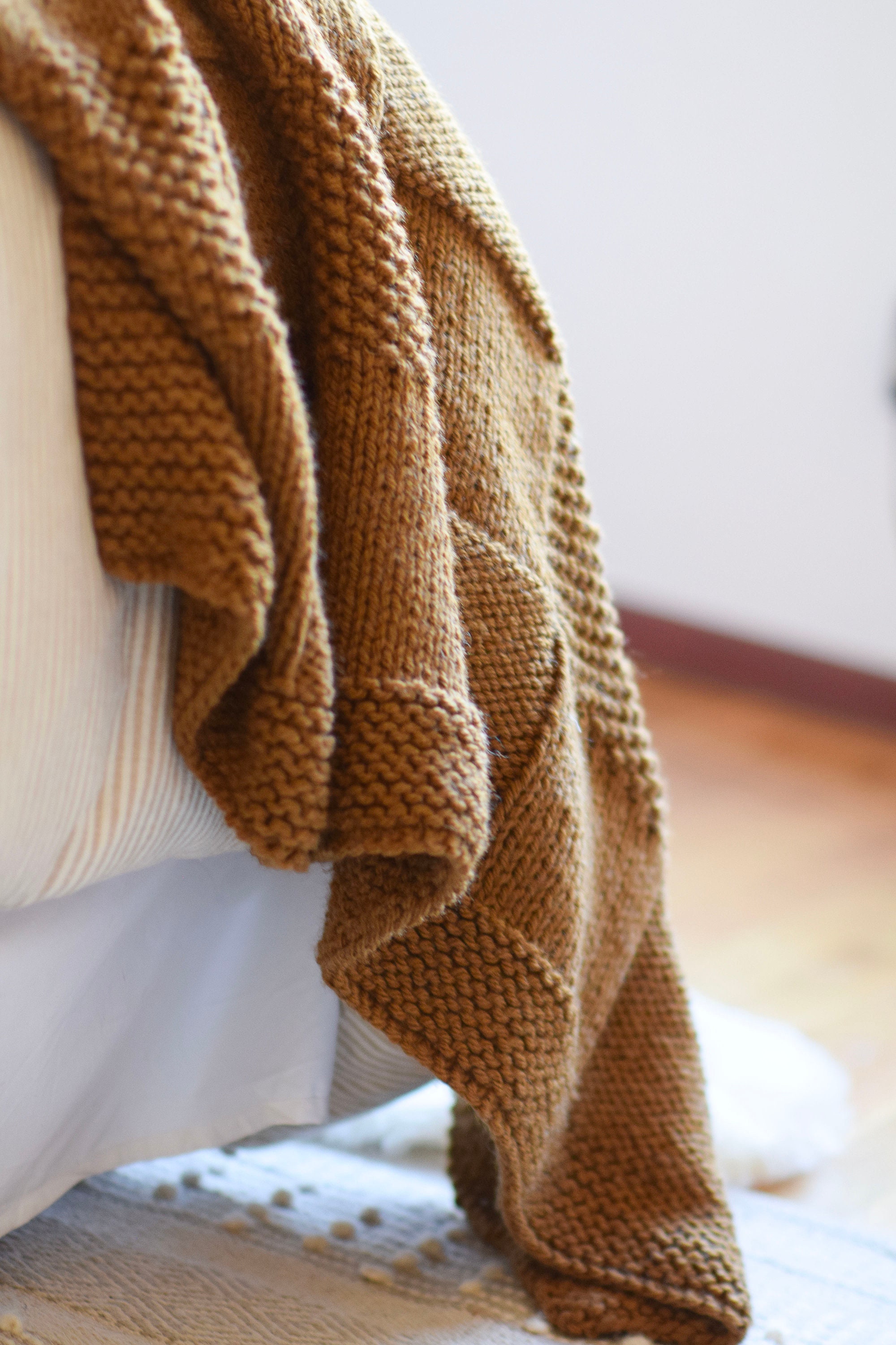 Pretty Knit Seamless Quilt Squares Blanket Pattern, Knit Squares ...