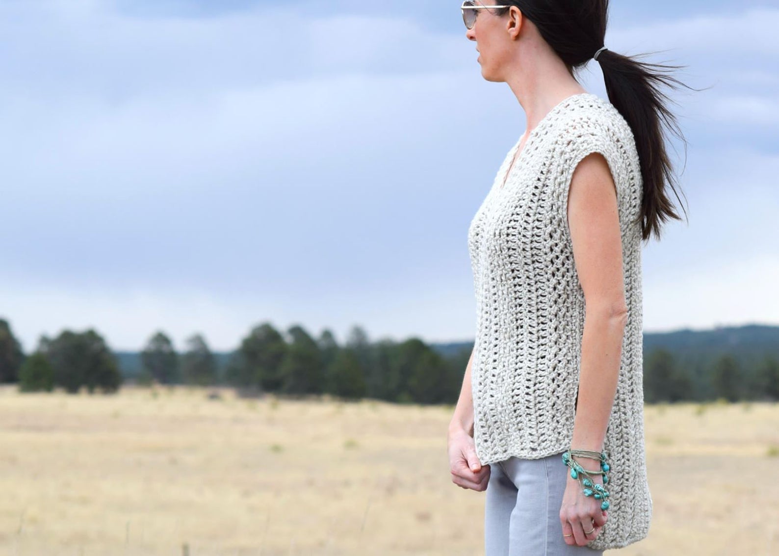 Crochet Shirt Pattern, Crocheted Poncho Pattern, Crocheted Cover Up ...