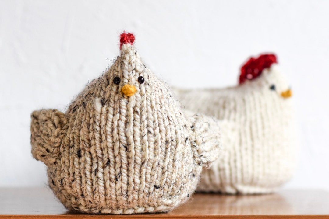 Poppy the Chicken Knitting Pattern ORIGINAL, Knit Chicken Pattern ...
