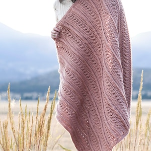 Colorado Throw Blanket Crochet Pattern, Crocheted Blanket Pattern ...