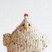Poppy the Chicken Knitting Pattern ORIGINAL, Knit Chicken Pattern ...