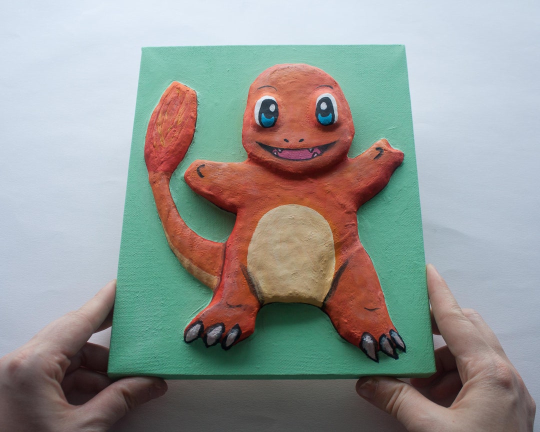 Charmander Pokemon Inspired 3D Picture Craft Kit for Children and ...