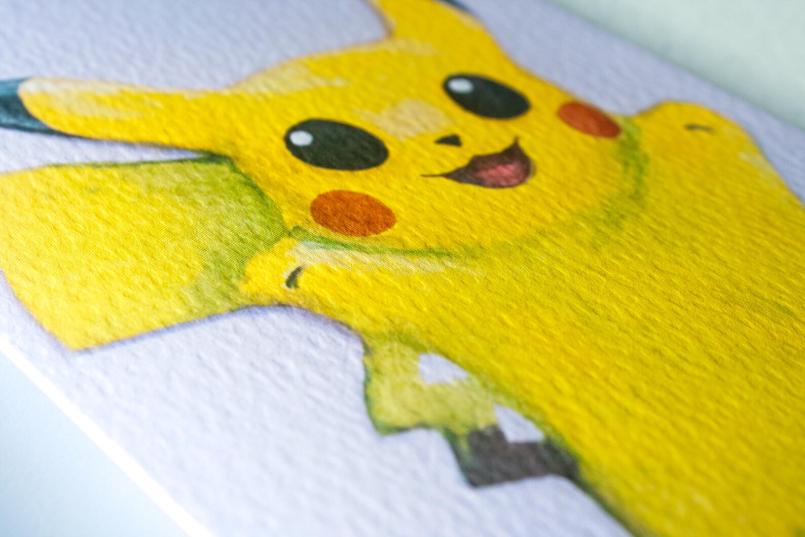 Pikachu Pokemon Inspired Greetings Card - Etsy