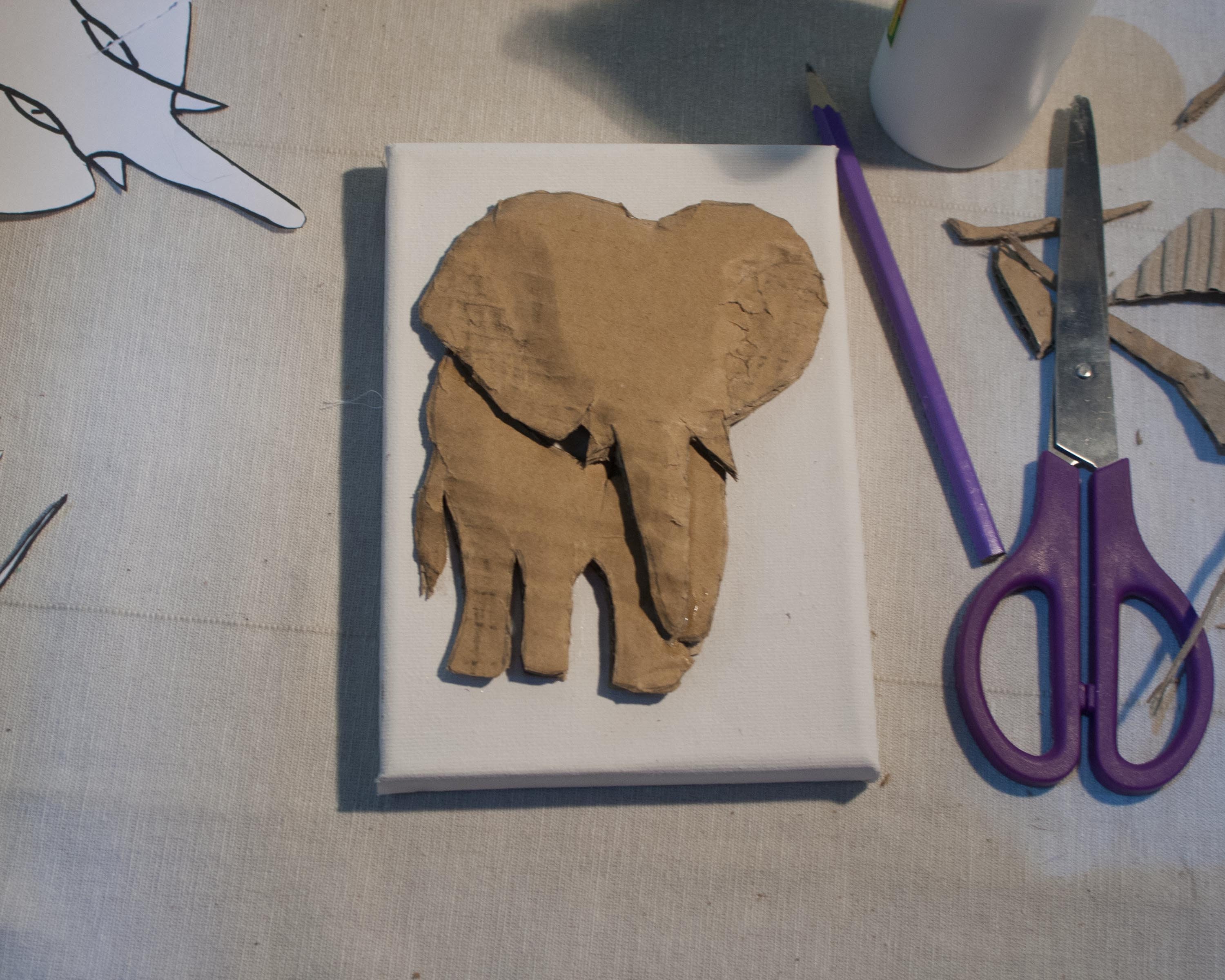 Elephant 3D Picture Craft Kit for Children and Adults Suitable for ...