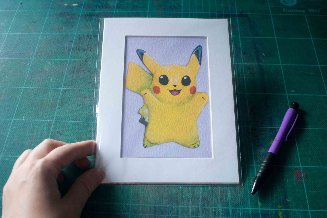 Pikachu Pokemon Inspired Greetings Card - Etsy