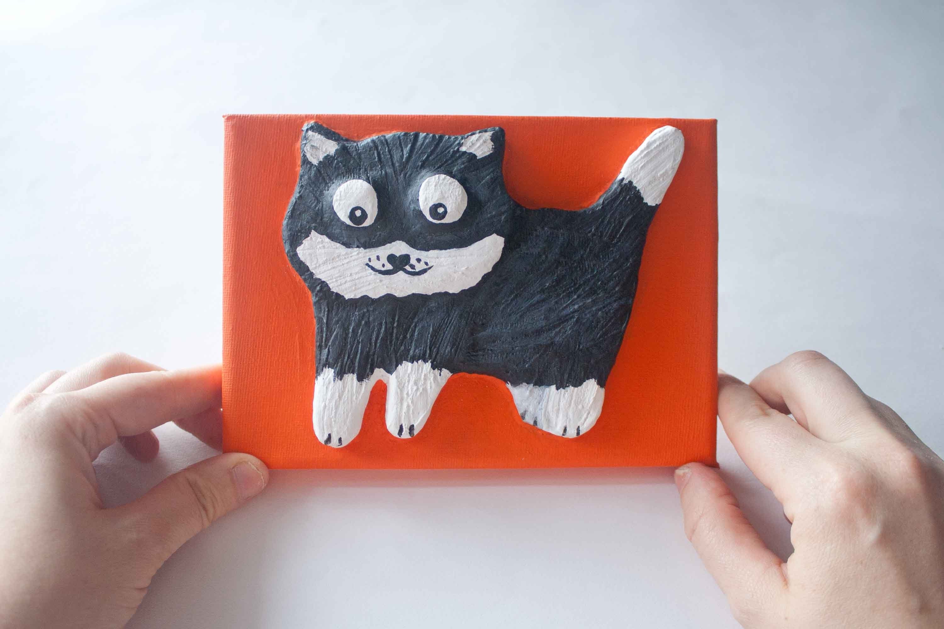 Cat 3D Picture Craft Kit for Children and Adults. Suitable for ...