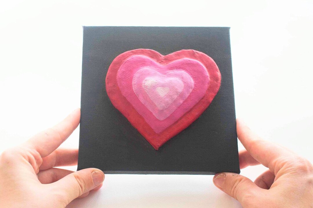 Beginners Love Hearts 3D Picture Craft Kit for Children and Adults - Etsy