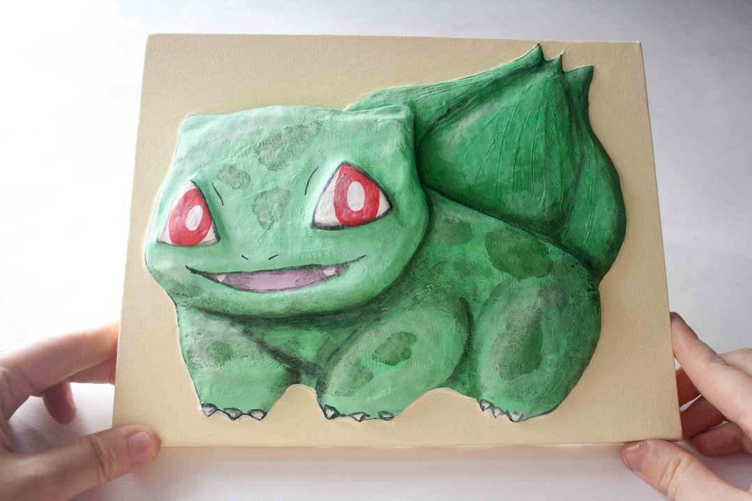 Bulbasaur Pokemon Inspired 3D Picture Craft Kit for Children & Adults ...