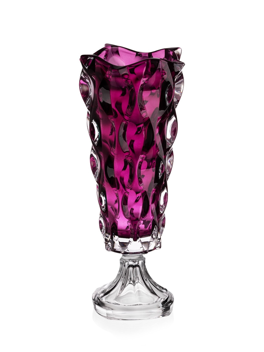 NEW Crystal Glass VASE 15 Flower Vase Bohemia Crystal - Etsy