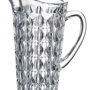 Bohemia Crystal Glass Drinking Set Pitcher 34 Oz 6 Highball - Etsy