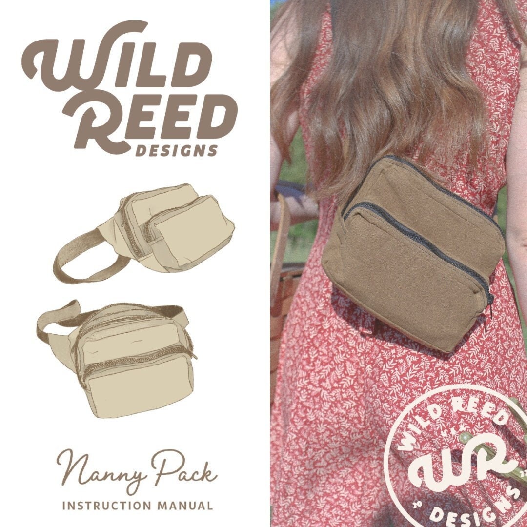 The Nanny Pack Fanny Pack Sewing Pattern - Etsy