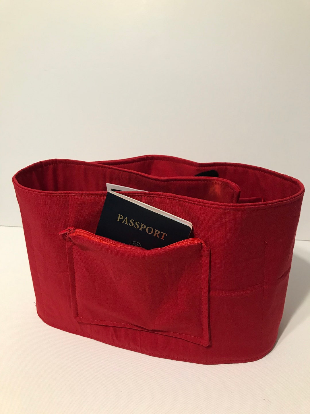 Beautiful Purse Organizer- Purse Insert-tote Bag-handbag- Rich Red ...