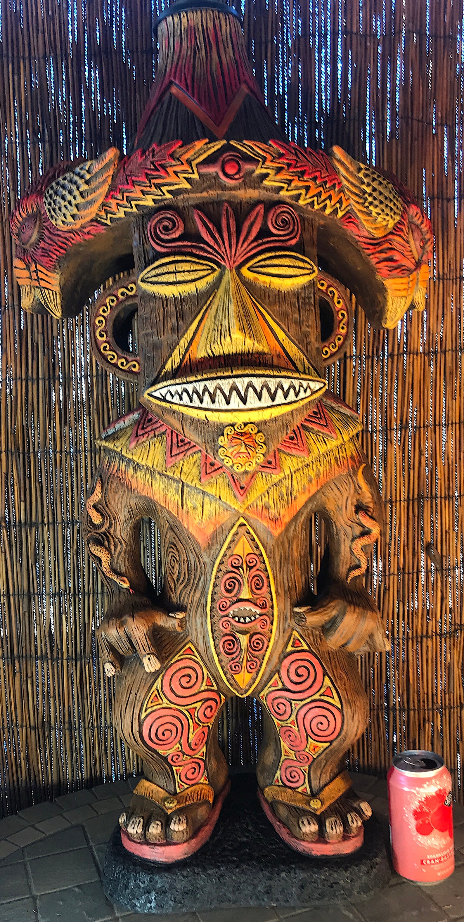 Tiki Room PELE Tiki Torch Statue Figurine Figure Enchanted Tiki Room ...