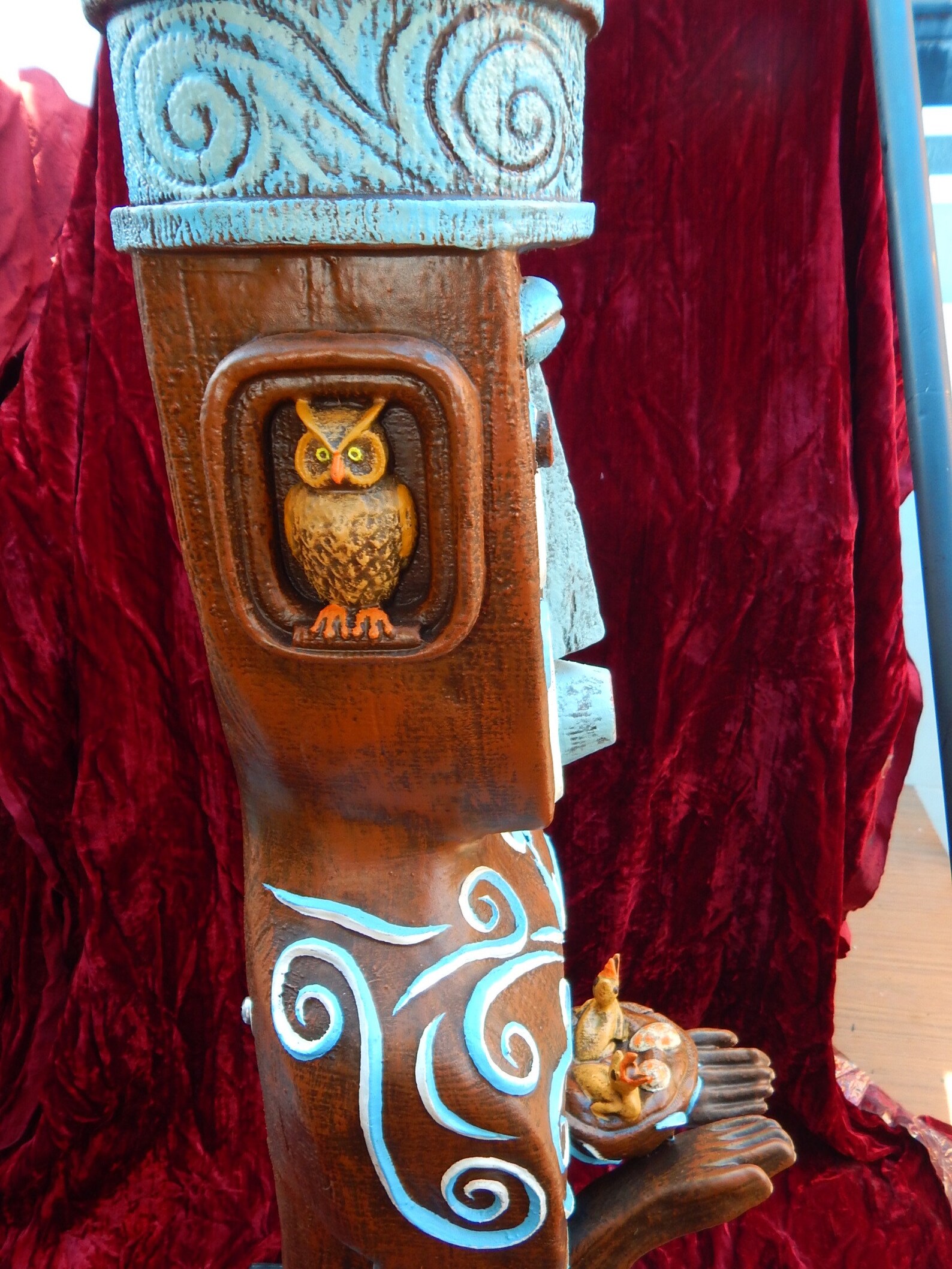 Tiki Room Tangaroa-ru Statue Figurine Figure Enchanted Tiki Room Maori ...