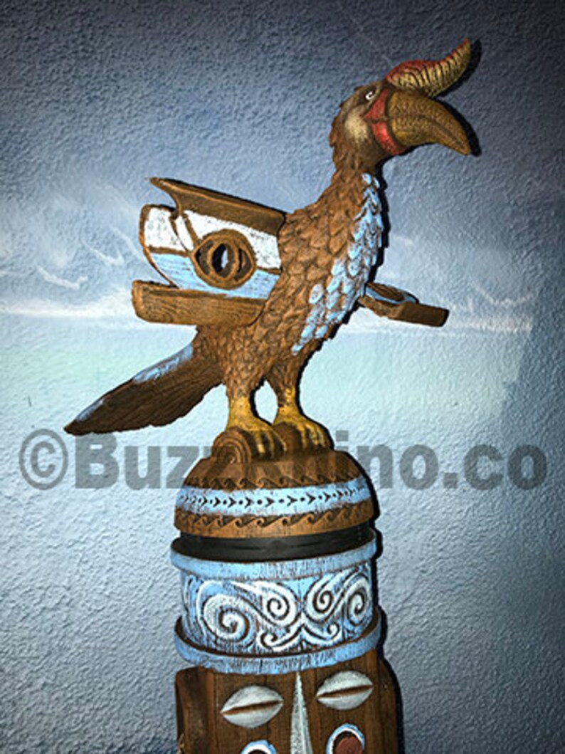 Tiki Room Tangaroa-ru Statue Figurine Figure Enchanted Tiki Room Maori ...