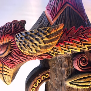 Tiki Room PELE Tiki Torch Statue Figurine Figure Enchanted Tiki Room ...