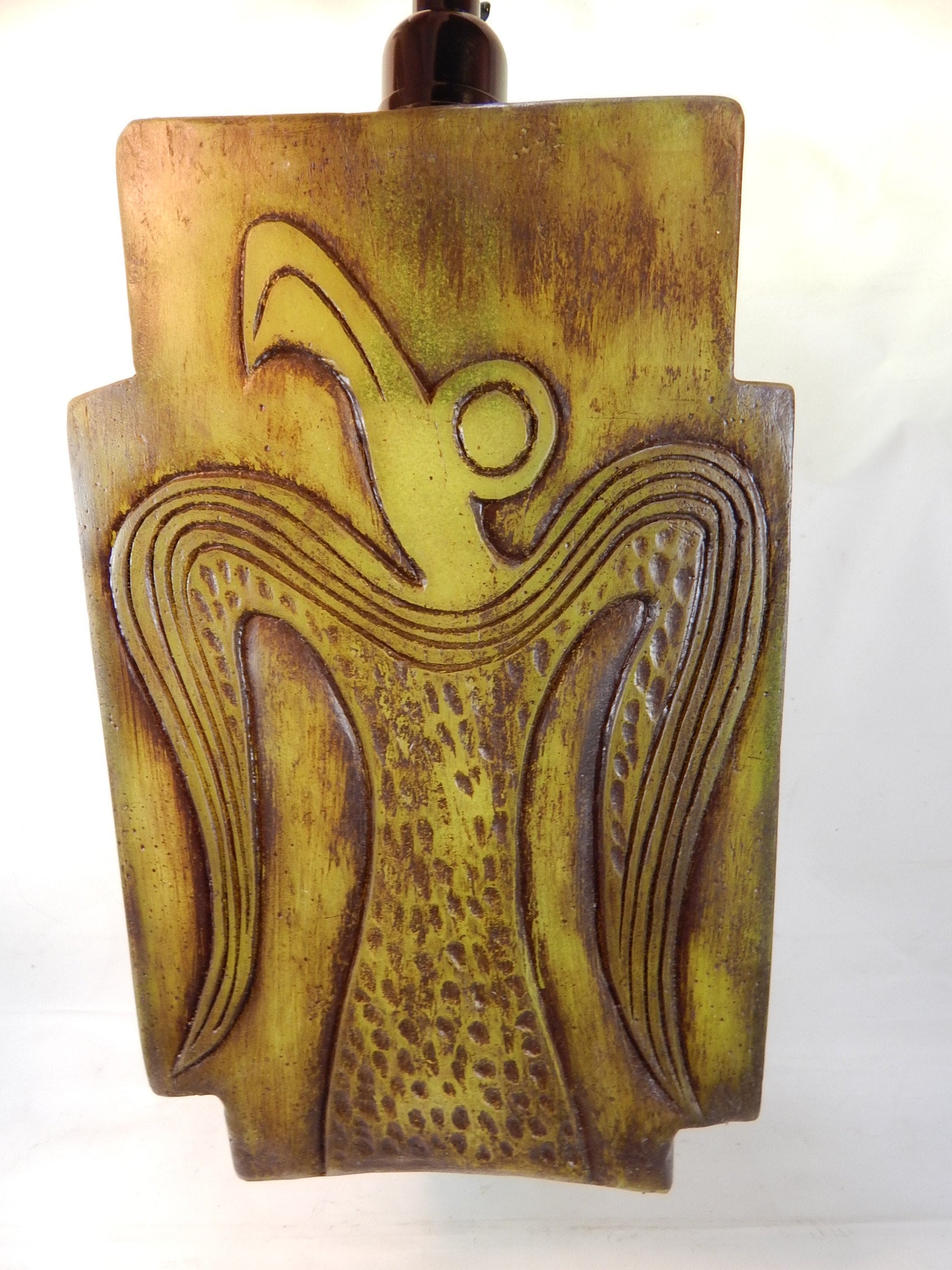 YELLOW Moai Hanging Lamp Tiki Room Bar Light Lava Light Neon - Etsy