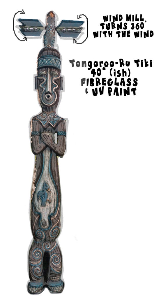 Tiki Room Tangaroa-Ru statue figurine figure enchanted tiki | Etsy