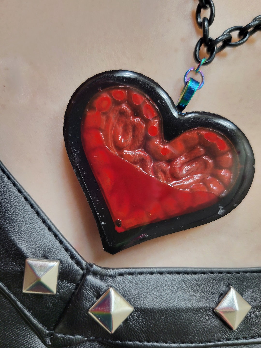 Gory Intestine Necklace - Etsy