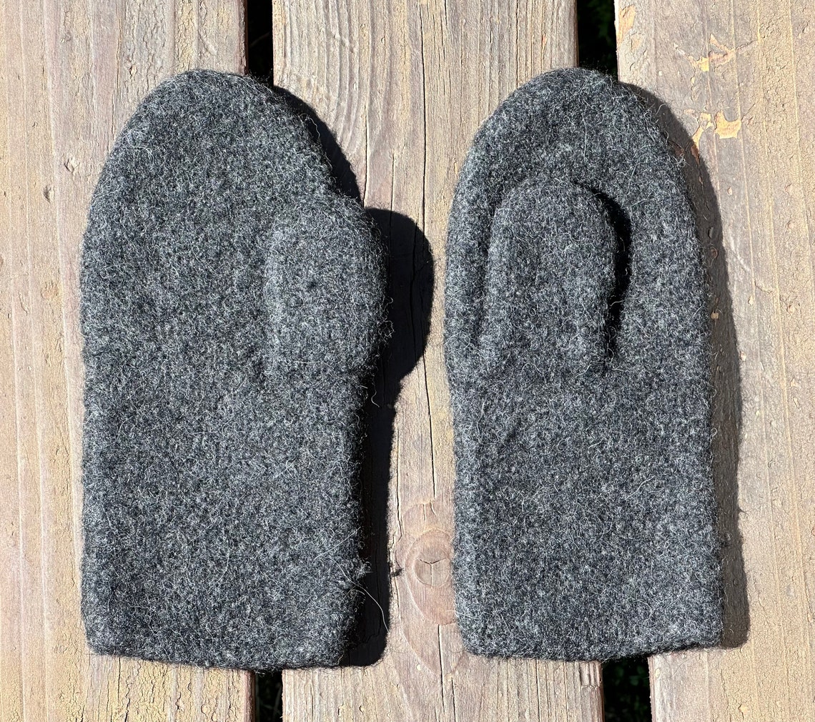 Polish boiled Wool Mittens - Etsy