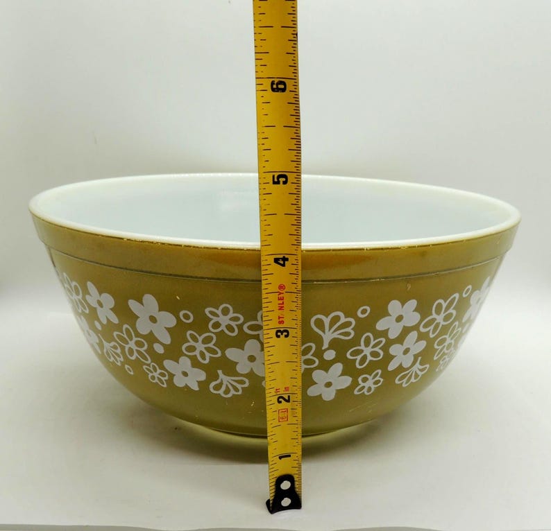 Vintage Pyrex Crazy Daisy Mixing Bowl 403 2.5L, Spring Blossom Mixing ...