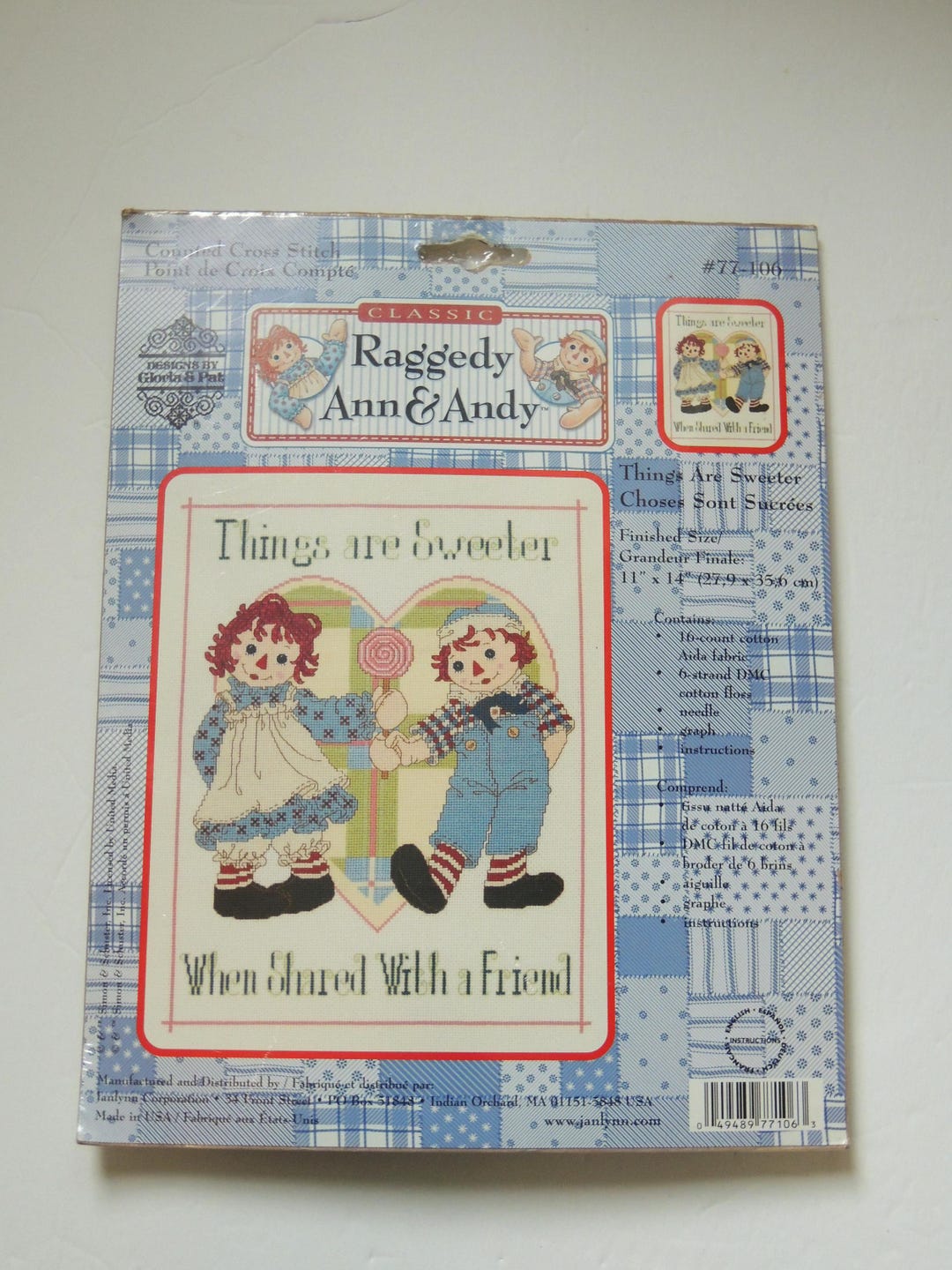 Classic Raggedy Ann & Andy Designs by Gloria and Pat Counted Cross ...