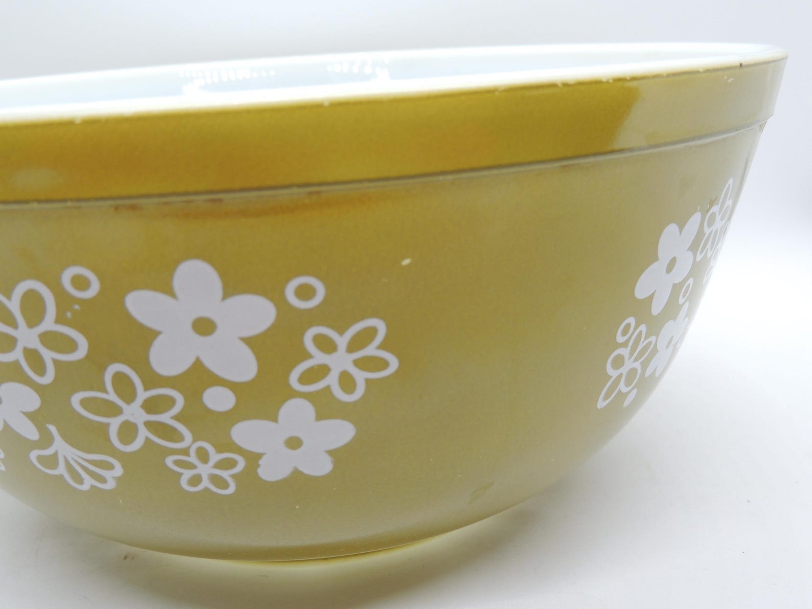 Vintage Pyrex Crazy Daisy Mixing Bowl 403 2.5L, Spring Blossom Mixing ...