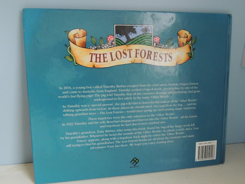 The Lost Forest by Tony Barber and Rowena Cory RARE Vintage - Etsy