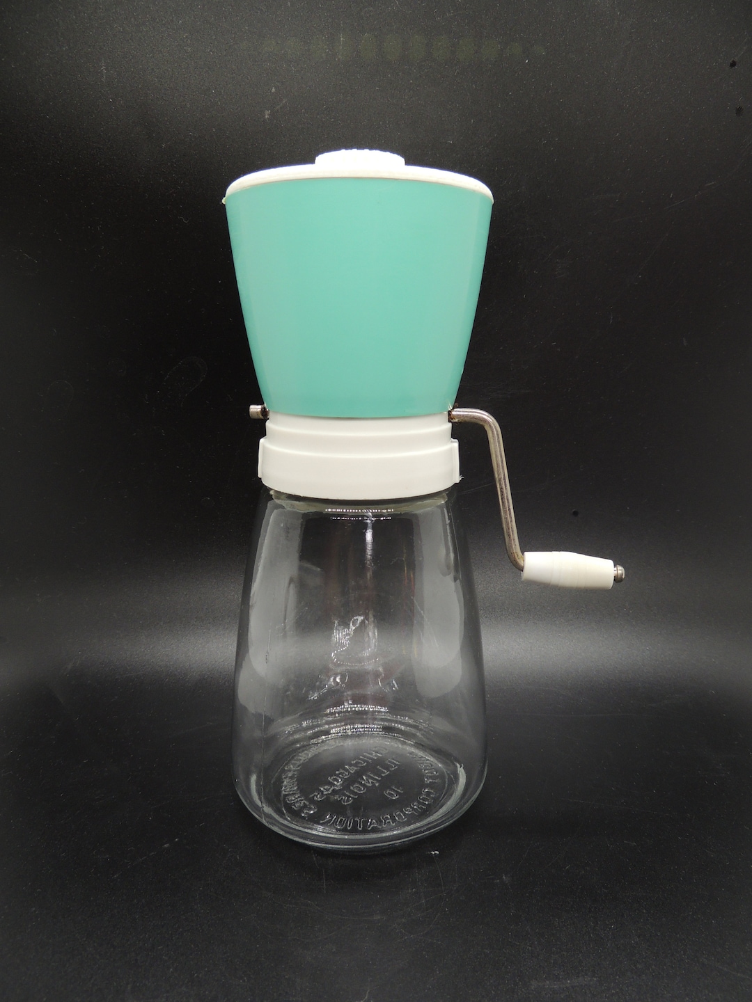 Vintage Federal Housewares Nut Grinder, Nut Chopper, Turquoise Aqua ...