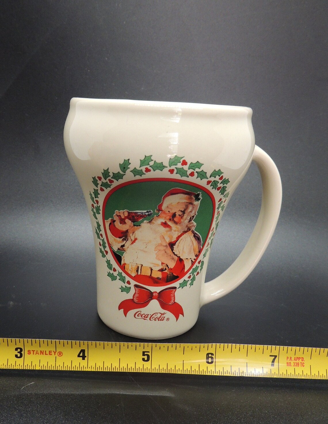 Vintage Coca Cola Santa Claus Christmas Mug, Coke Brand Mug, Santa ...