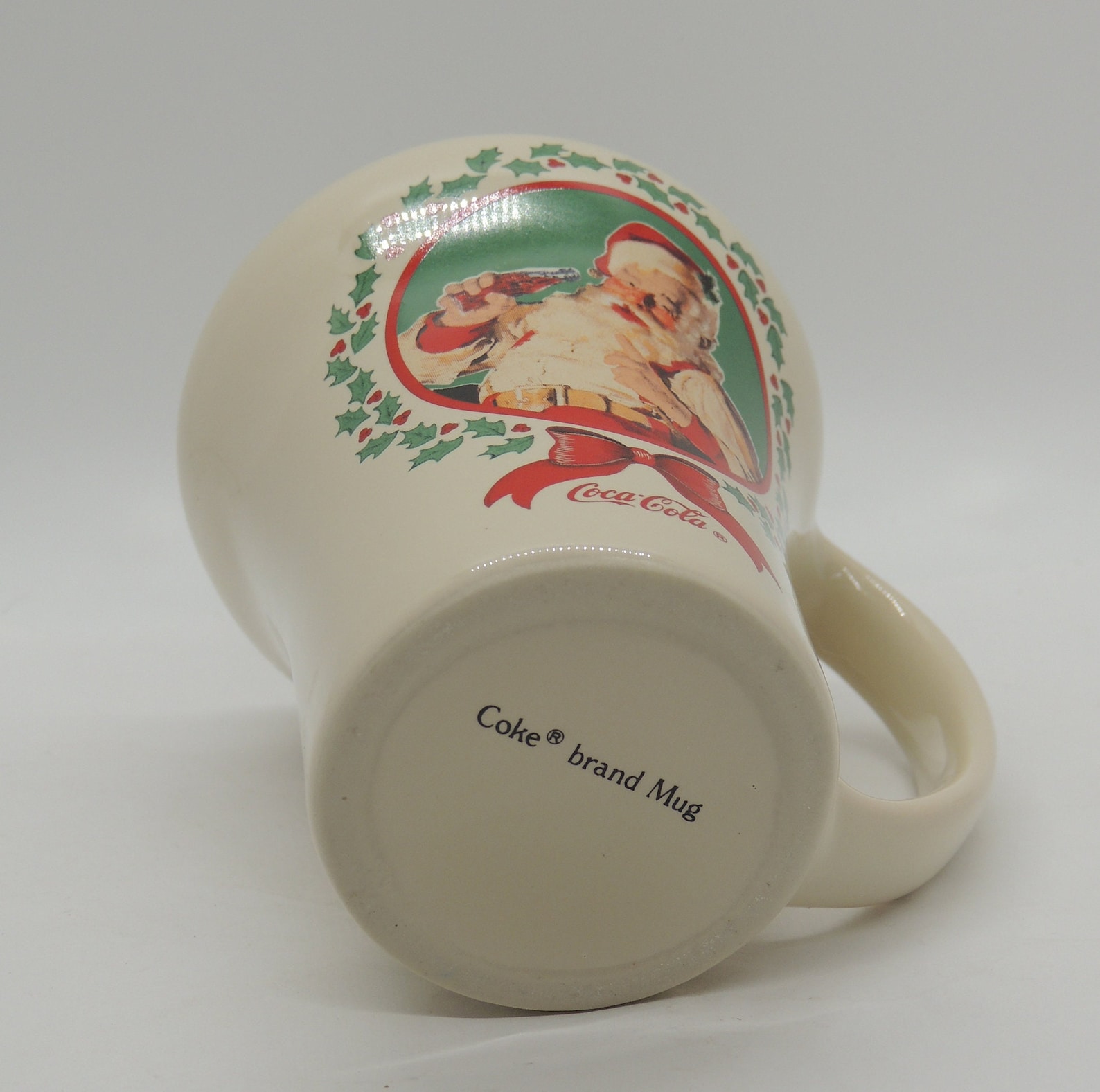 Vintage Coca Cola Santa Claus Christmas Mug, Coke Brand Mug, Santa ...