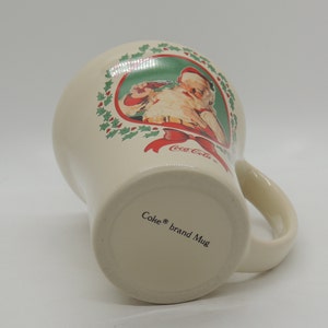 Vintage Coca Cola Santa Claus Christmas Mug, Coke Brand Mug, Santa ...