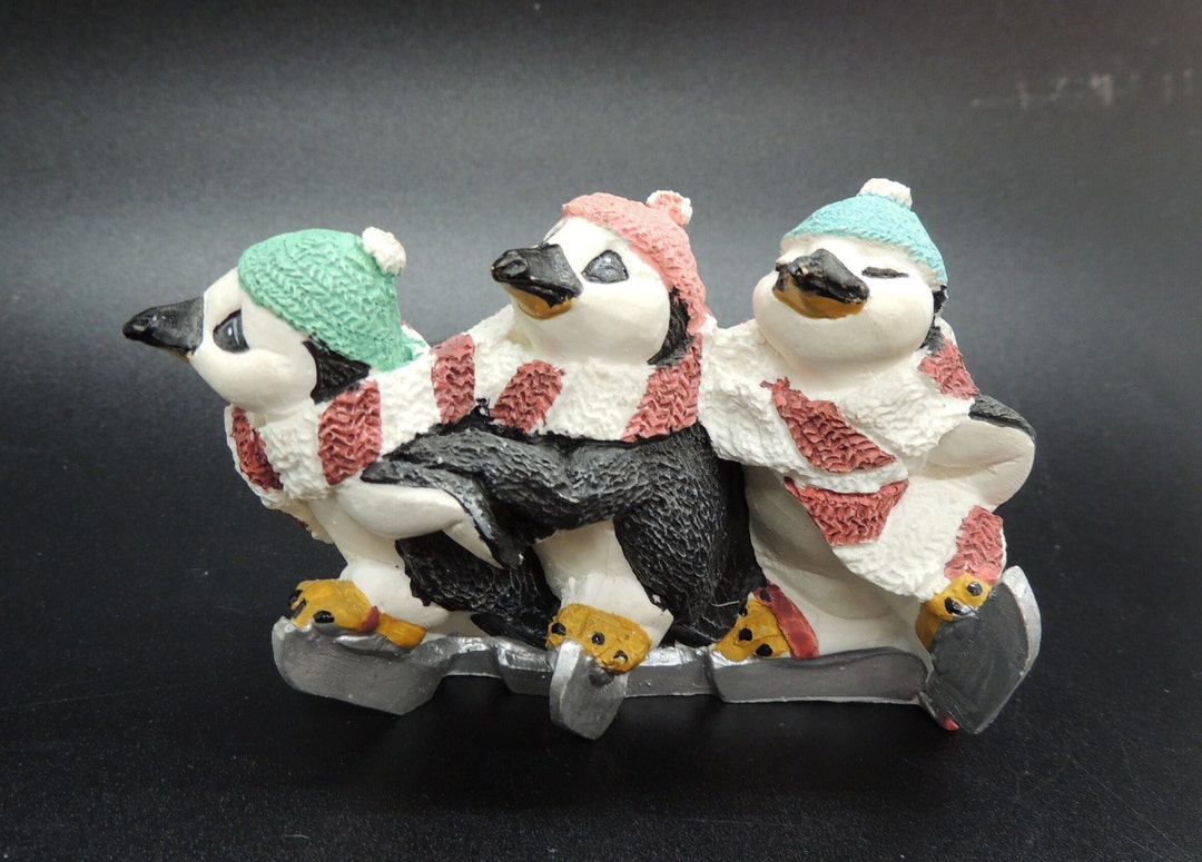 Rare Vintage 1995 Enesco Iceberg Buddies Penguins, Parastone Penguins ...
