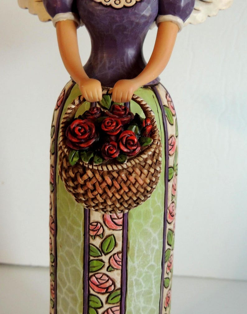 Jim Shore "basket of Beauties" Tall Angel With Berries #4007668 ...