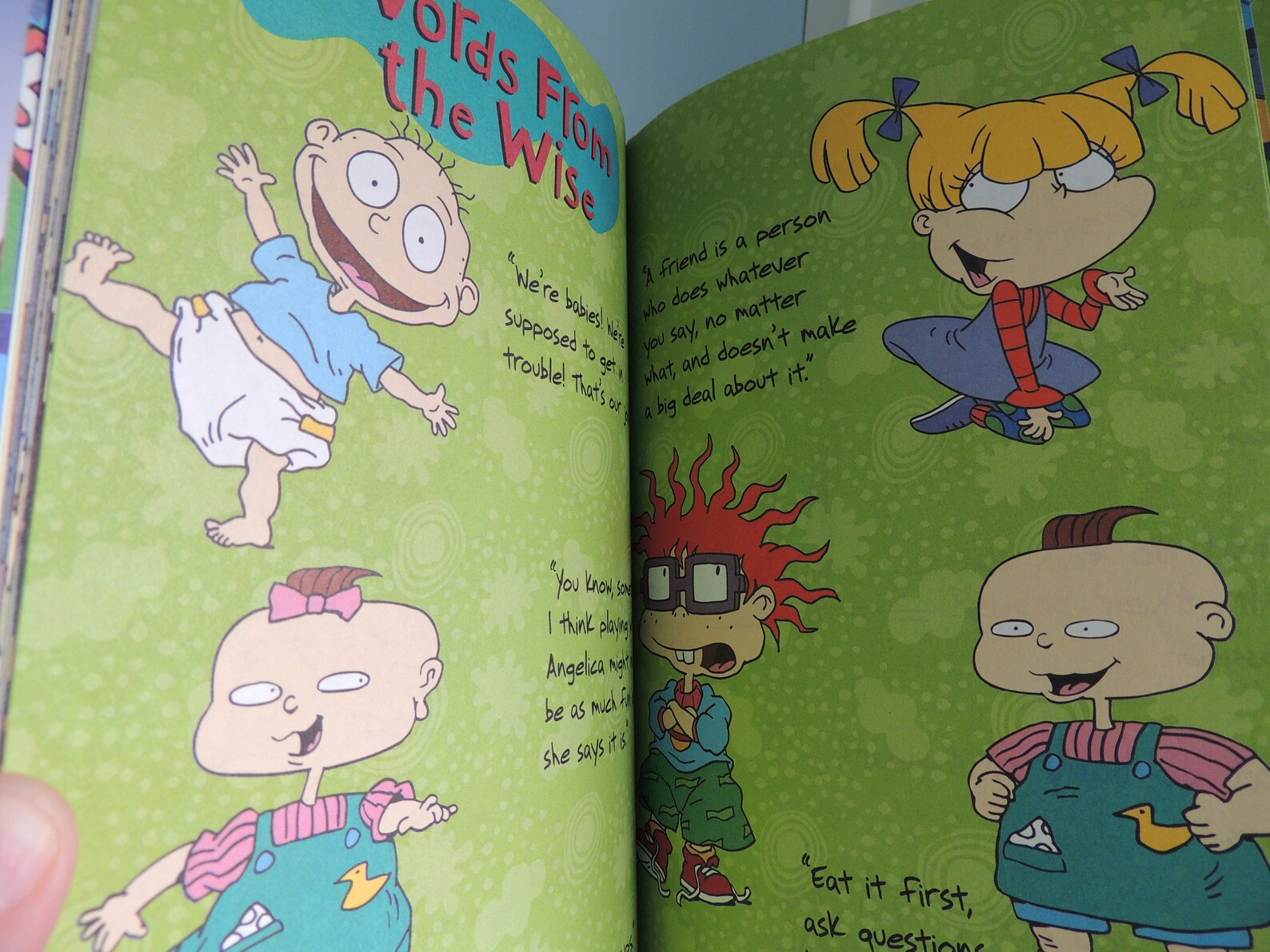 Vintage Rugrats Storybook, Rugrats Camp Out, Nickelodeon Book Club ...