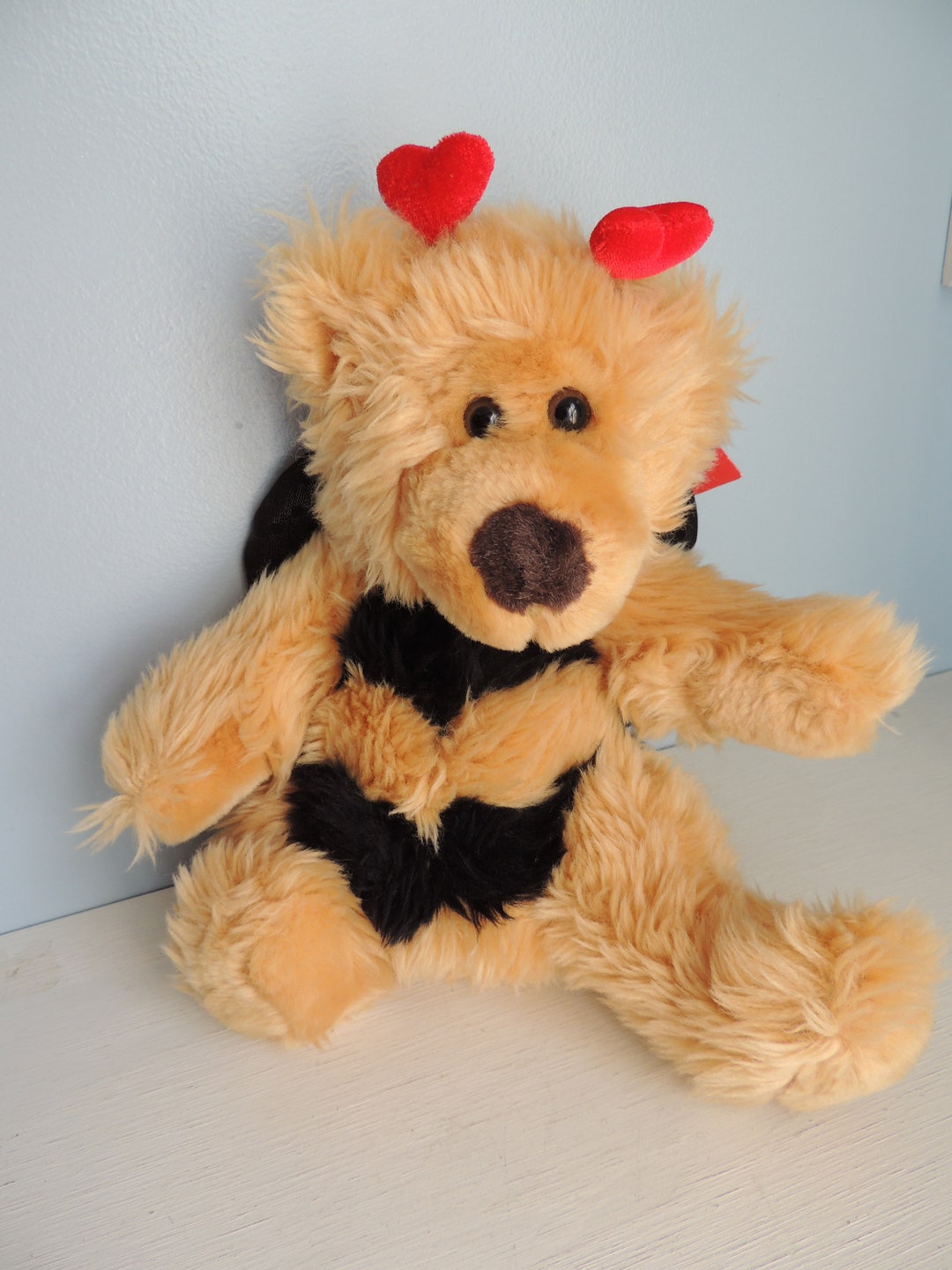 Vintage Russ Berrie Breezy Bee Teddy Bear, 9" NWT, Stuffed Plush ...