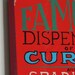 Vintage Wood Doctor Sign Decor, Famous Dispenser of Cures and Graduate ...