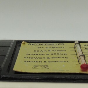 Vintage 1973 Miller Studio Poodle Bathometer, Chalkware Poodle in the ...