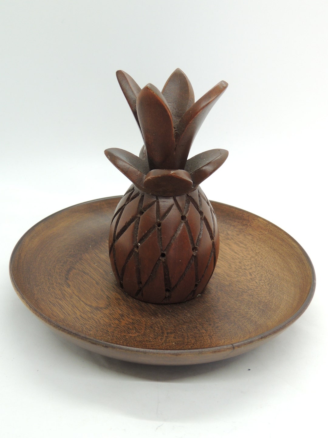 Vintage Wood Pineapple Toothpick Holder for Hor Doeurves, Olive ...