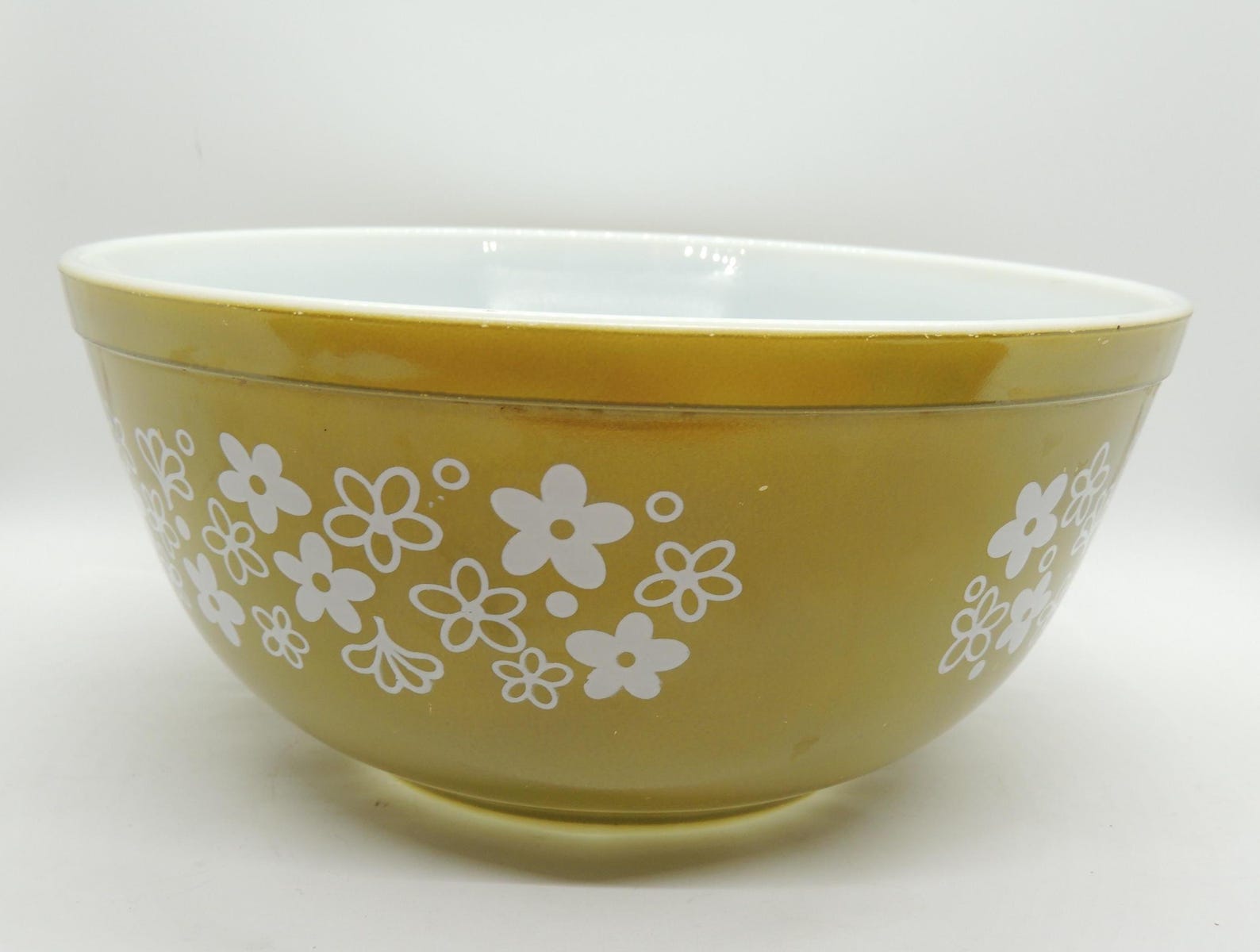 Vintage Pyrex Crazy Daisy Mixing Bowl 403 2.5L, Spring Blossom Mixing ...