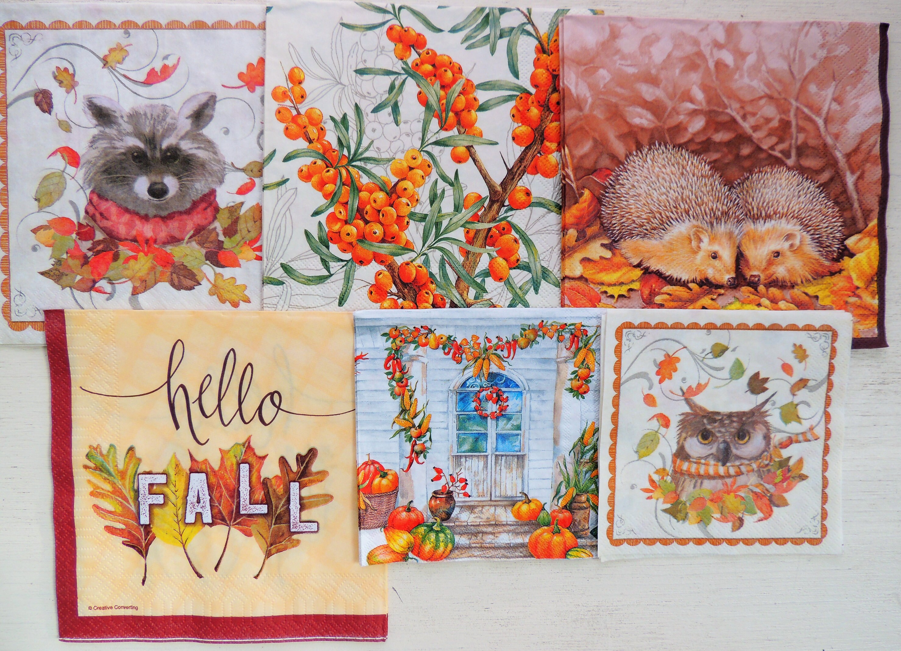 Fall Decoupage Print - Etsy
