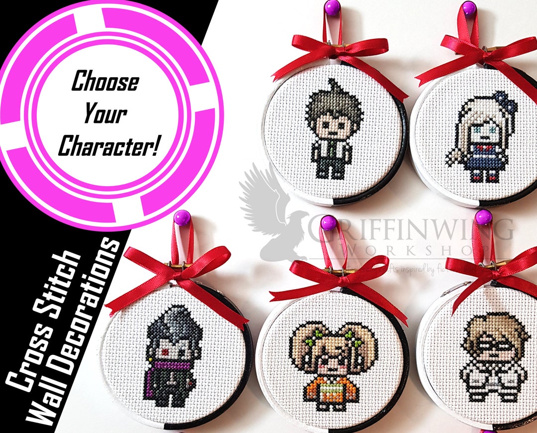 Danganronpa 2 - 3" Cross-stitch Sprite Decorations (choose Your ...