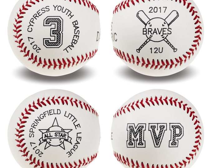 Custom Baseballs - for Any Occasion - Player Awards - Wedding ...