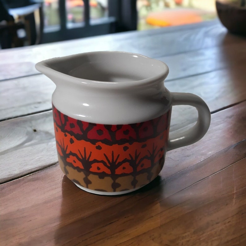 VTG Holt Howard 1970s Colors Mod Pottery Miniature Jug Pitcher 2" Mid ...