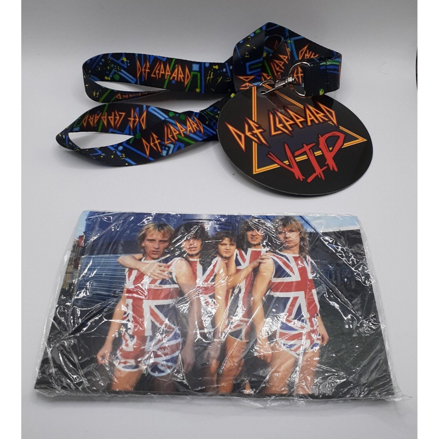 Def Leppard Band Memorabilia Travel Carry on Tote BAG VIP Lanyard ...
