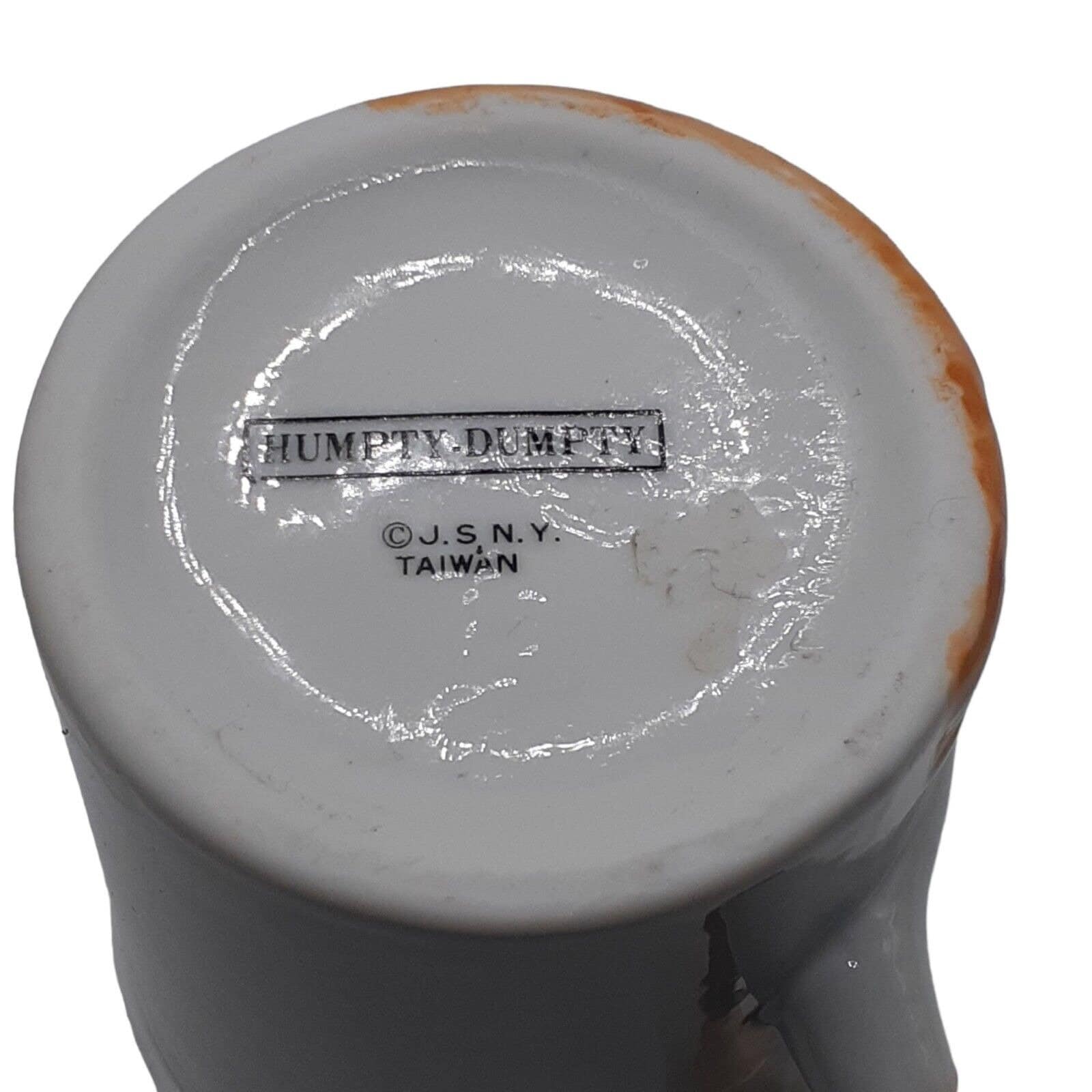 Humpty Dumpty Mug Nursery Rhyme Figural Coffee Tea Hot Chocolate J.S.N ...